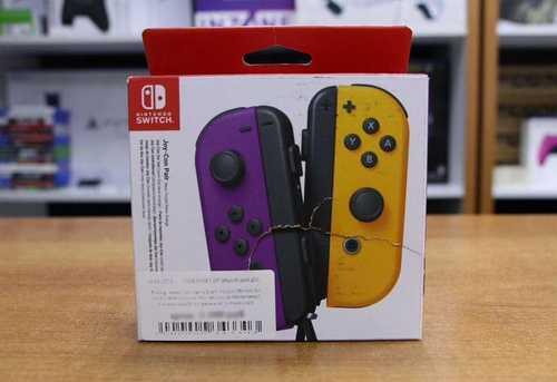 Контроллеры Joy-Con Switch Фиолетовый/Оранжевый