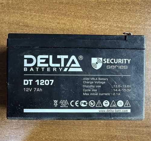 Аккумулятор Delta Battery DT 1207 12V 7Ah