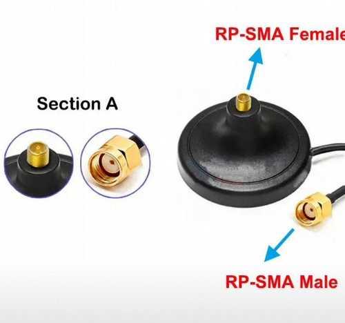 Удлинитель Антенны Wi-Fi, RG14 RP-SMA