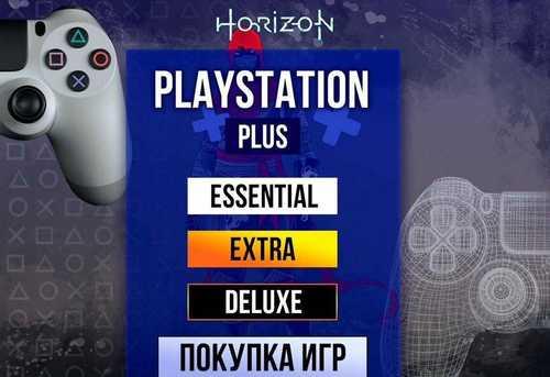 PS Plus Deluxe Extra + EA play с играми +