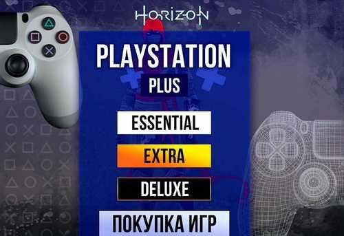 PS Plus Deluxe Extra + EA play с играми +