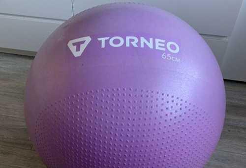Гимнастический мяч Torneo 65 см розовый