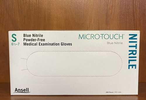 Перчатки Micro-Touch blue nitrile нитрил 100 п/уп