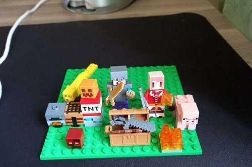 Lego майнкрафт фигурки, животные и вещи