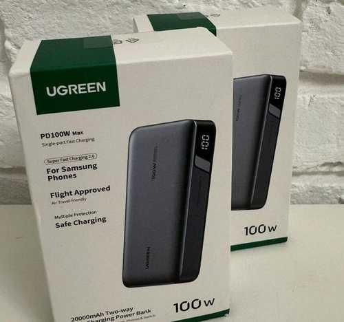 Портативный аккумулятор Ugreen 20000mAh 100W