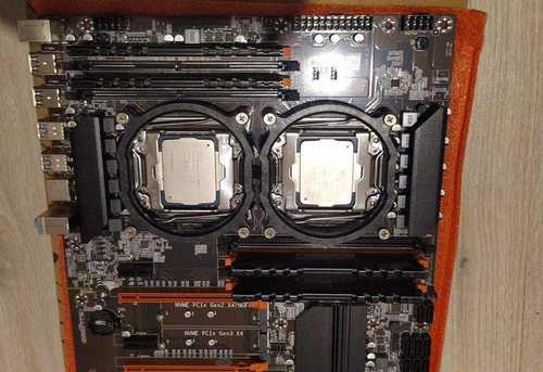 Dual X99 E5 2699V3 X2pcs 2,3 ггц 64 Гб DDR4