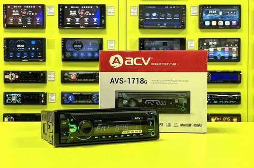 Магнитола 1 din ACV AVS-1718G