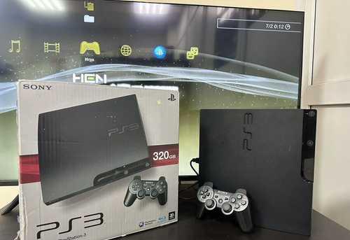 Sony PS3 320gb + игры + коробка