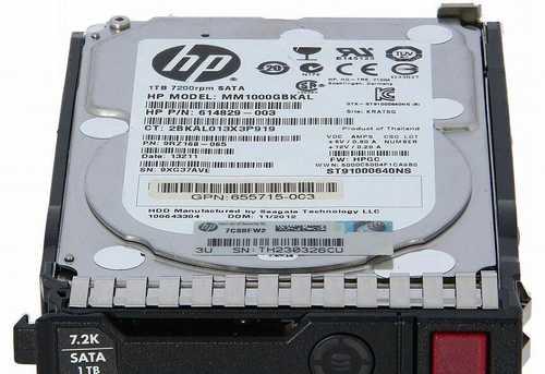 Жесткий диск HP 1TB 7.2K 2.5 SATA SC (655710-B21)