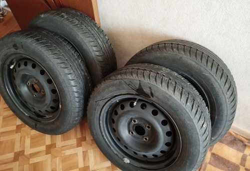 Комплект колес летних 175/65R14 на стальных дисках