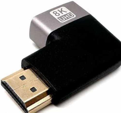 Переходник hdmi-hdmi 90"