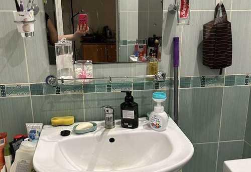 Тумба для ванной+раковина+зеркало