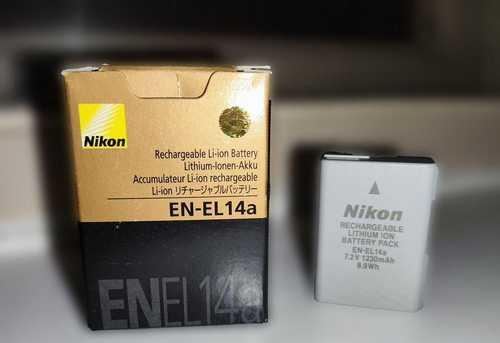 Оригинальный аккумулятор Nikon EN-EL14a