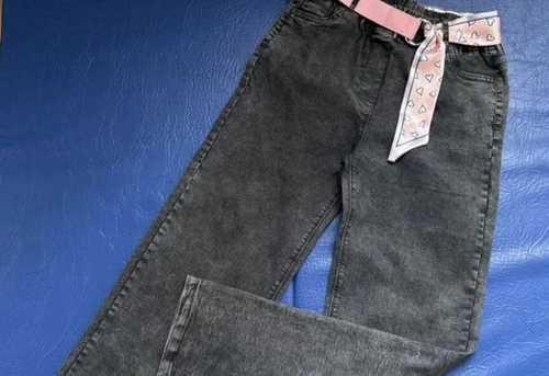 Новые джинсы широкие палаццо серые 42р 170