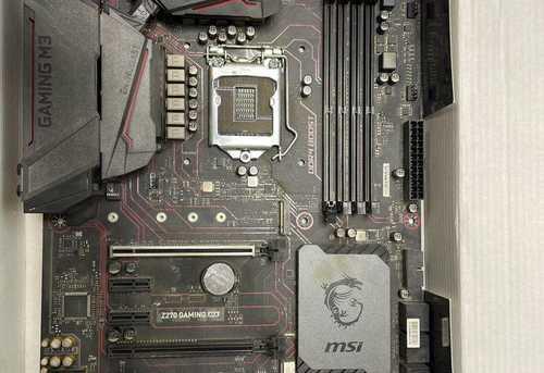 Материнская плата msi z270 gaming m3