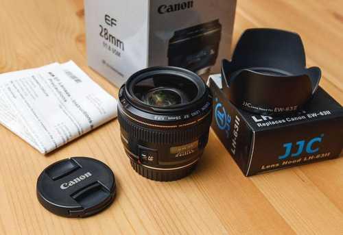 Canon EF 28mm F1.8 USM (идеал)