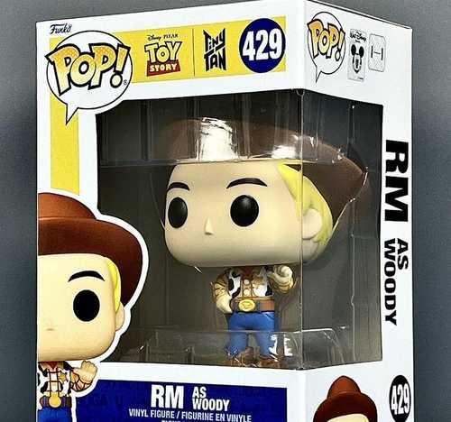 Funko Pop 429 RM As Woody BTS Toy Story Tiny Tan