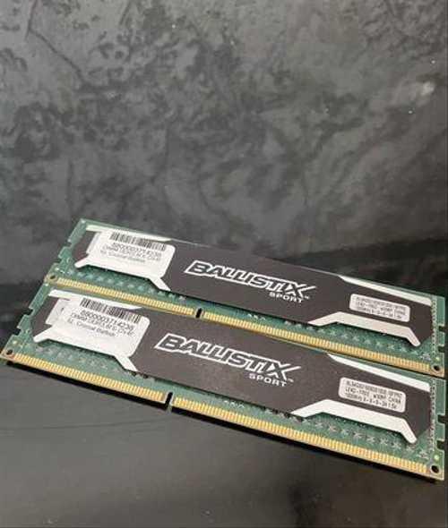 DDR3 Crucial Ballistix Sport 8Gb (2x4Gb) 1600Mhz