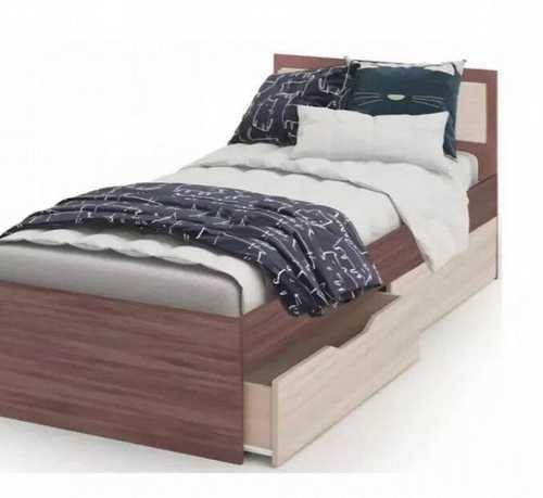Кровать с ящиками кр - 607 Гармония 0.8