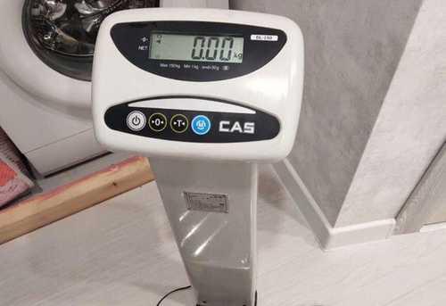 Весы CAS DL-150 электронные напольные торговые