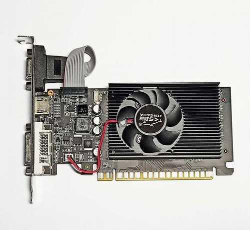 Видеокарта GT610 nvidia 2Gb Silent low PCI-E Новая