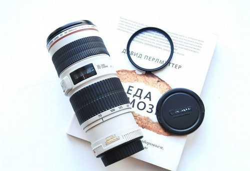 Объектив Canon EF 70-200 f4 L IS USM (описание)