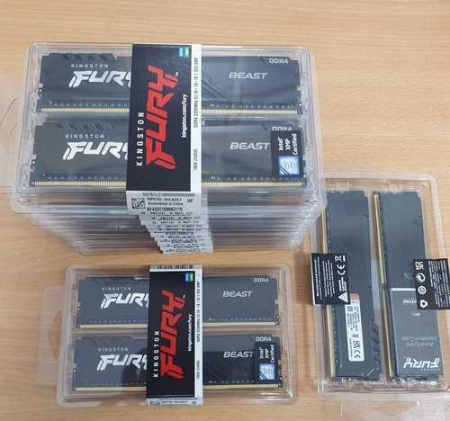 Оперативная память Kingston fury ddr4 16gb 3200mhz