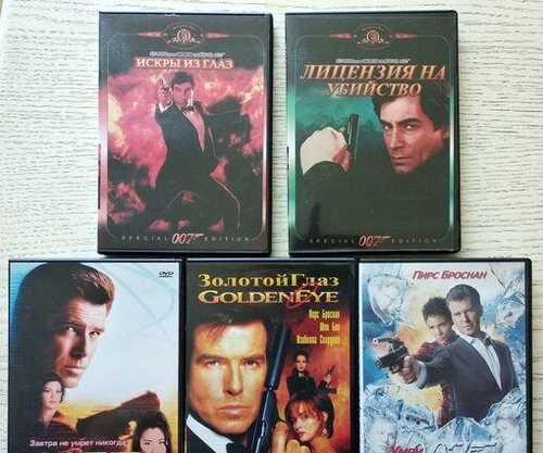 Джеймс Бонд Агент 007 на DVD-дисках
