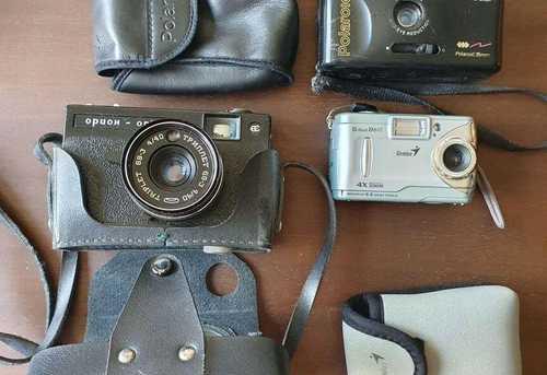 Пленочный фотоаппарат винтаж ретро polaroid