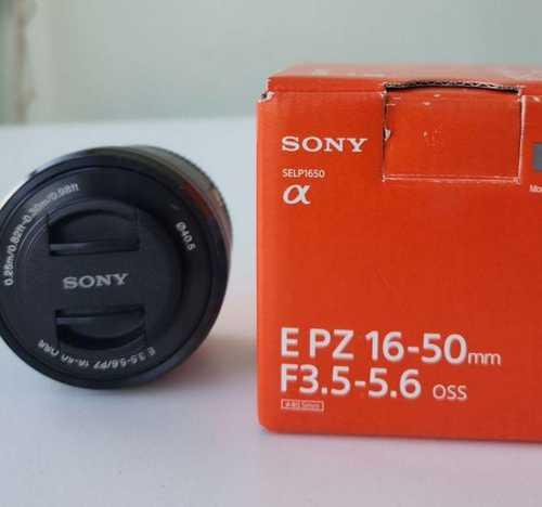 Объектив sony e pz 16-50 mm