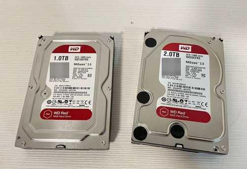 WD RED жесткие диски HDD 1TB и 2TB