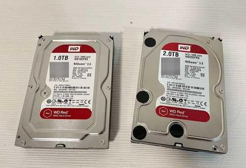 WD RED жесткие диски HDD 1TB и 2TB