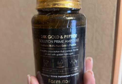 Farmstay сыворотка 24K Gold & Peptide Solution