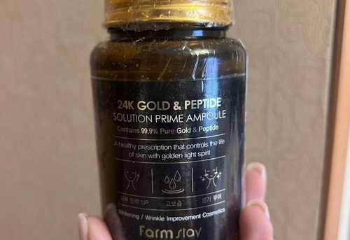 Farmstay сыворотка 24K Gold & Peptide Solution