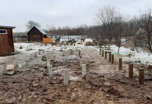 Сваи железобетонные (забивные)