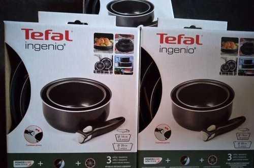 Набор ковшей Tefal Ingenio Black 3 предмета