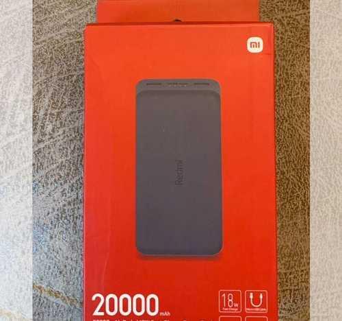 Повербанк xiaomi 20000 с быстрой зарядкой