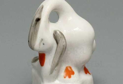 Советская статуэтка-миниатюра «Лебедь», лфз