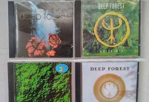 4 диска CD группы "Deep Forest"
