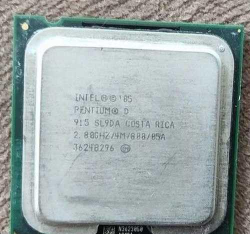 Процессор intel pentium d 915