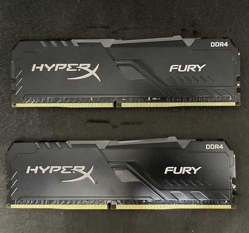 Оперативная память ddr4 hyperx fury 2x16gb 32gb