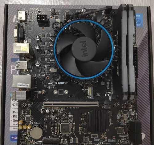 Комплект MSI PRO H610M-E i5-12400f 16 Гб