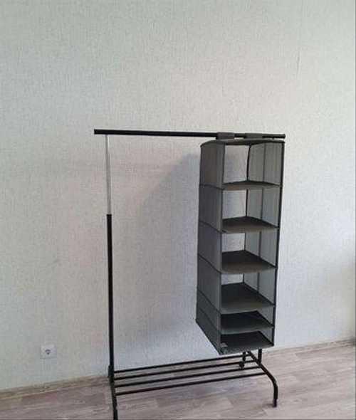 Вешалка напольная IKEA Ригга чёрного цвета