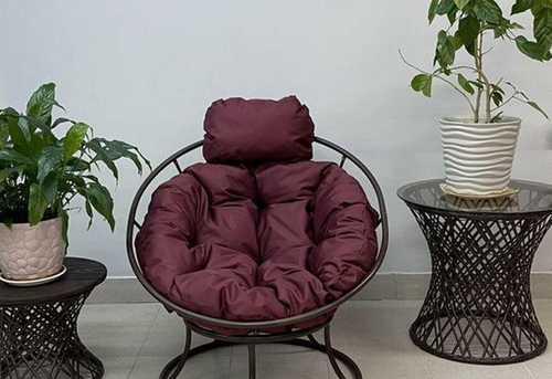 Кресло папасан мини без ротанга (коричневое)