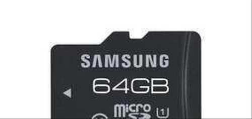 Флеш карта Micro SD Samsung 64 Gb