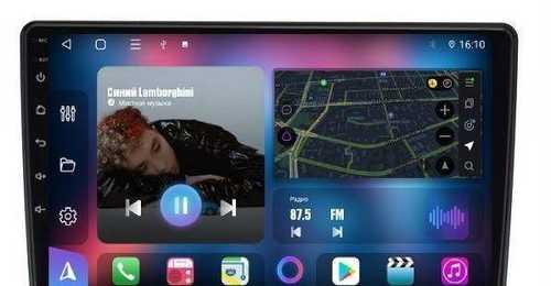 Универсальная магнитола 9-10 дюймов, 6GB / 128GB