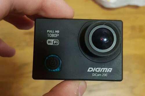 Экшн камера digma DiCam 200