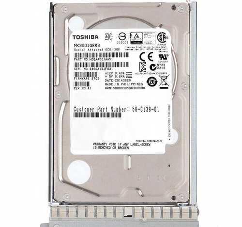 Жесткий диск Cisco UCS-HDD300GI2F105 300Gb SAS 2,5