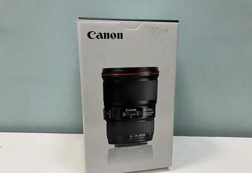 Новый Объектив Canon EF 16-35mm f/4L IS USM