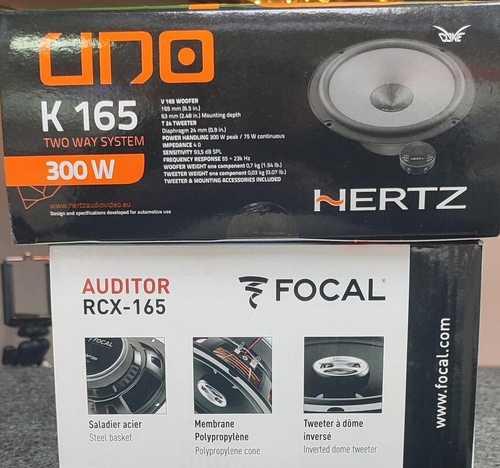 Динамики Hertz Uno K 165   Focal Auditor RCX-165